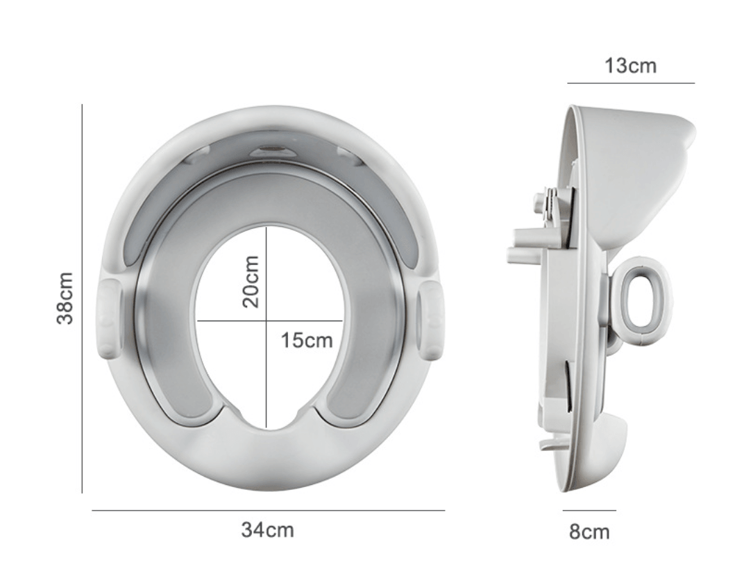 Potty Training Toilet Seat with Handle & Step Stool Combo Set - Lion ...